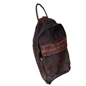 Roots | Bags | Roots Dark Brown Leather Backpack | Poshmark